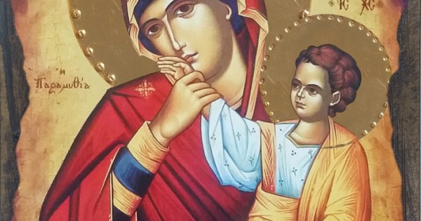 Ξύλινη Εικόνα Παναγία η Παραμυθιά
